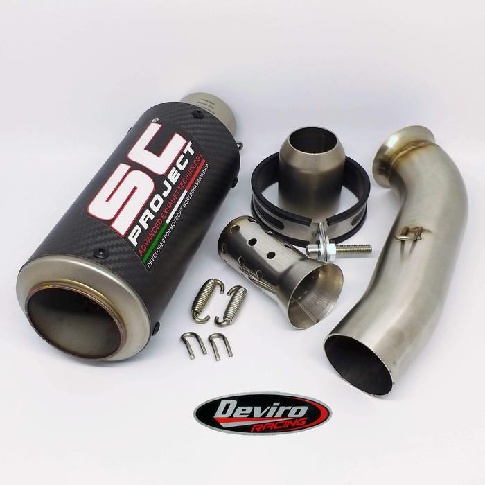 Jual Knalpot SC-Project CR-T Carbon Import Slip On KTM DUKE RC 200 250 ...