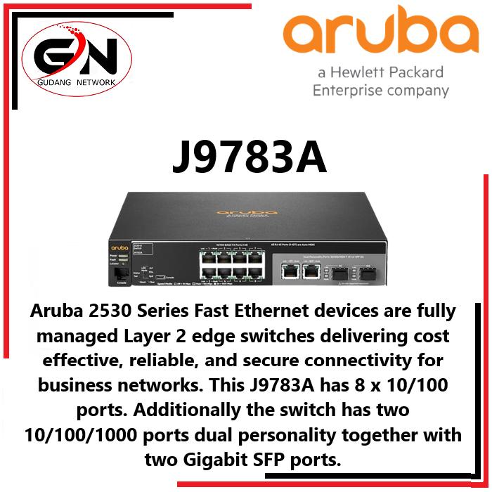 Aruba 2530 HPE Aruba J9853A Aruba 2530 48G PoE+ 2SFP+ Switch 48 ...