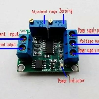 Jual Modul Analog Current To Voltage Converter 4-20ma To 0-5v - Kab ...