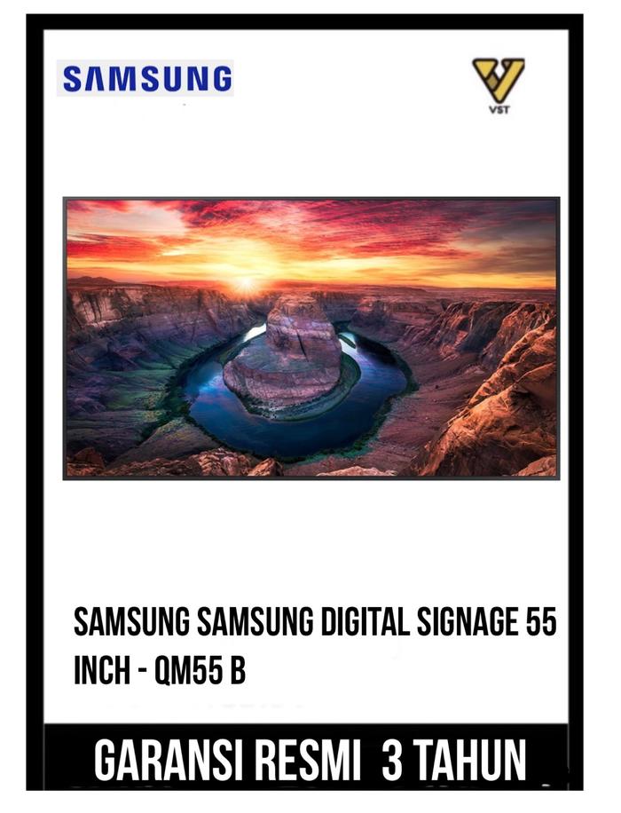 Jual SAMSUNG DIGITAL SIGNAGE 55 INCH - QM55B - Jakarta Barat - VST ...