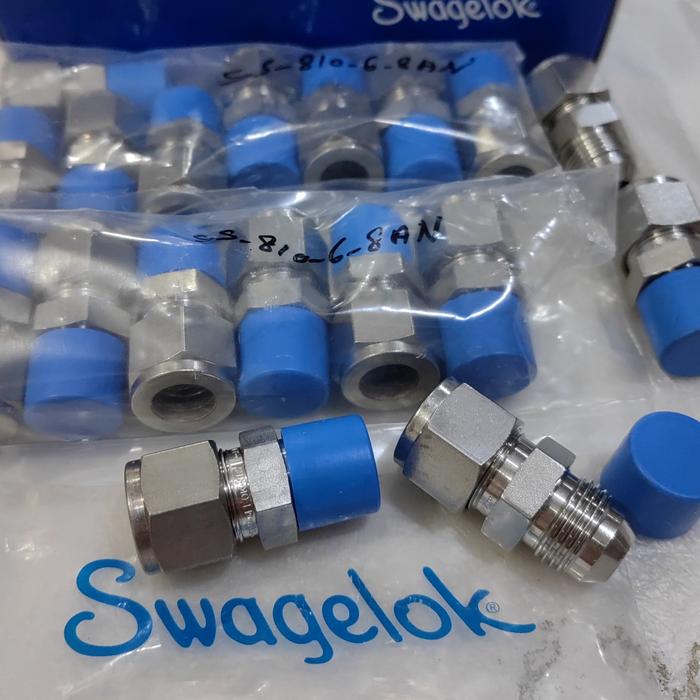 Jual Tube Union AN 1/2" OD x 1/2" Male JIC SS316 Swagelok SS-810-6-8AN - Kota Batam - Levino ...