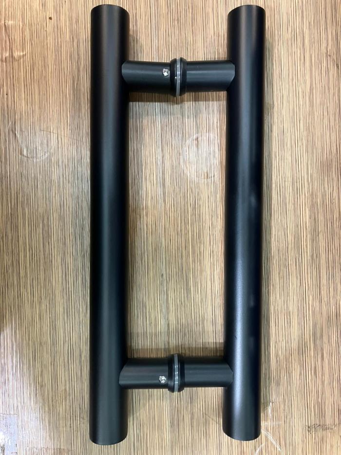 Jual Pull Handle Hitam Bulat FITPRO Black Stainless Steel 35CM ...