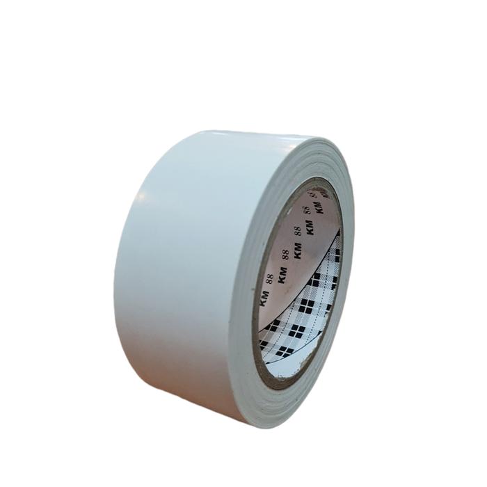 Jual Marking tape warna putih merek km - lakban penanda di lantai ...