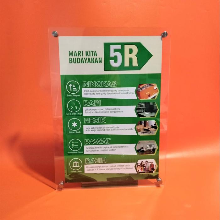 Jual Poster Akrilik Mari Kita Budayakan 5R - Poster Akrilik Edukasi ... Jual Poster Akrilik Mari Kita Budayakan 5R - Poster Akrilik Edukasi ...