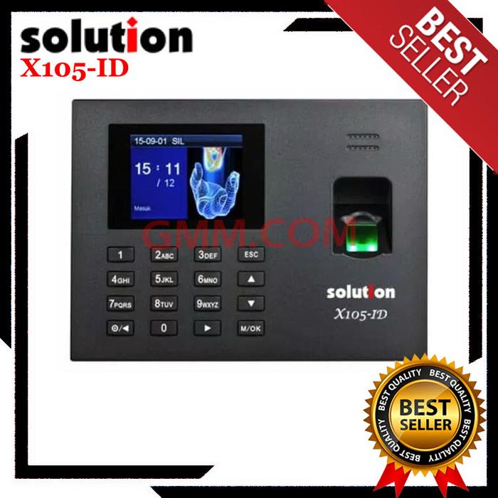 Jual Solution X105-ID Mesin Absensi Sidik Jari - Fingerprint - Finger Print - Jakarta Barat ...