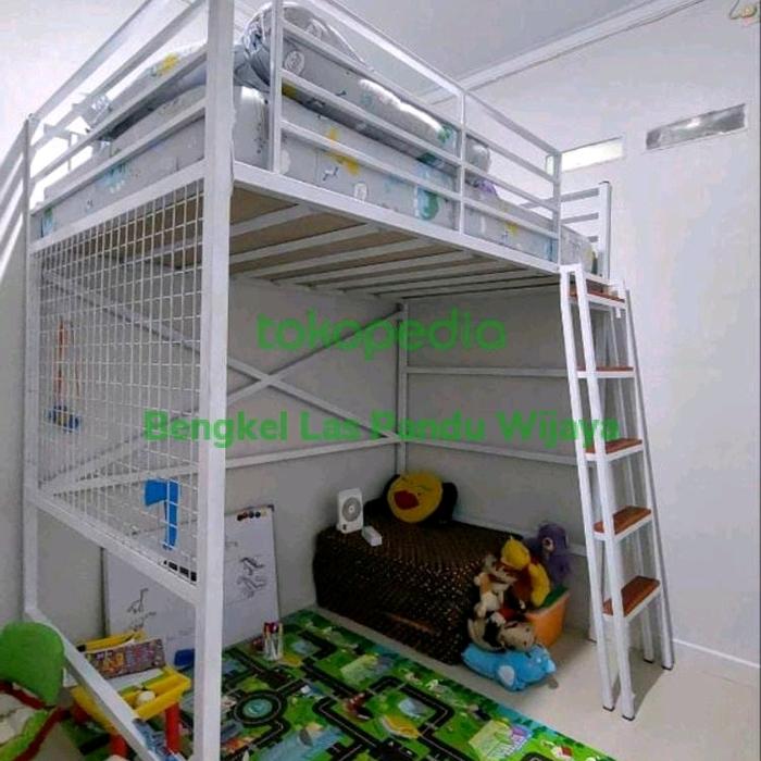 Jual Ranjang Besi Tingkat Atas Tangga Custom Papan Model Bongkar Pasang ...
