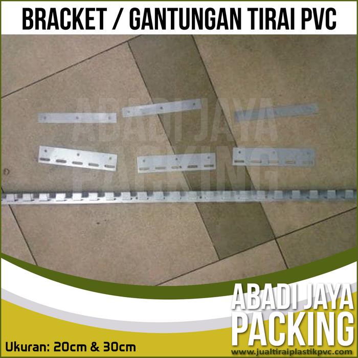 Jual BRACKET / BRAKET / BREKET HANGER - GANTUNGAN TIRAI PVC STRIP ...