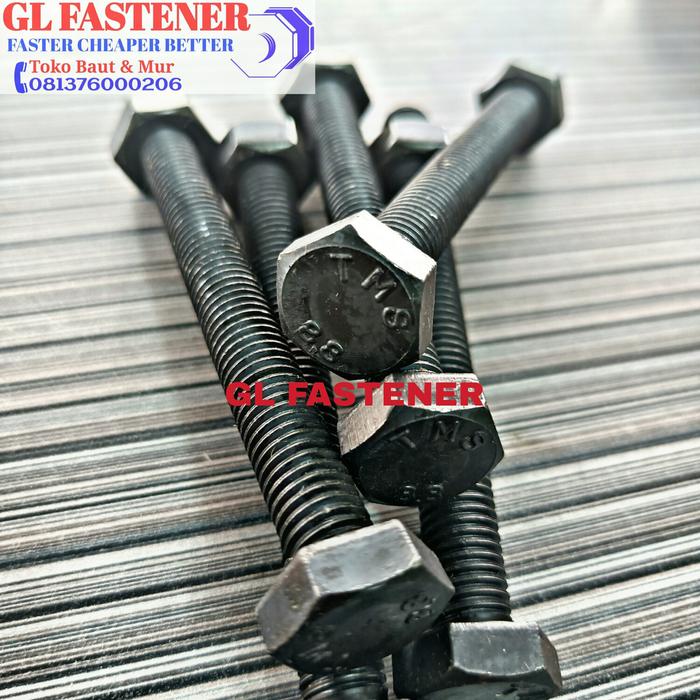 Jual Baut Mur Baja 8.8 M10 x 120 HTB Grade 8.8 Kunci 17 Full Drat P1.50 FT - Jakarta Barat - GL ...