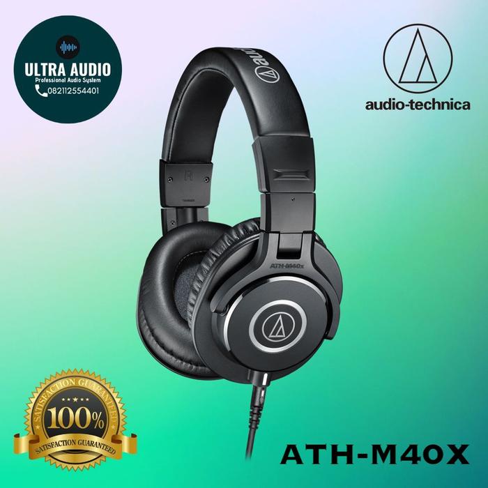 Jual Audio Technica ATH M40-X / ATHM40X Headphones ORIGINAL - Jakarta ...