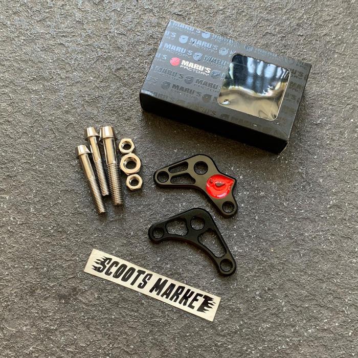 Jual Lowering Kit Marus Black New Model Vespa Sprint Prima S LX IGET 3v ...