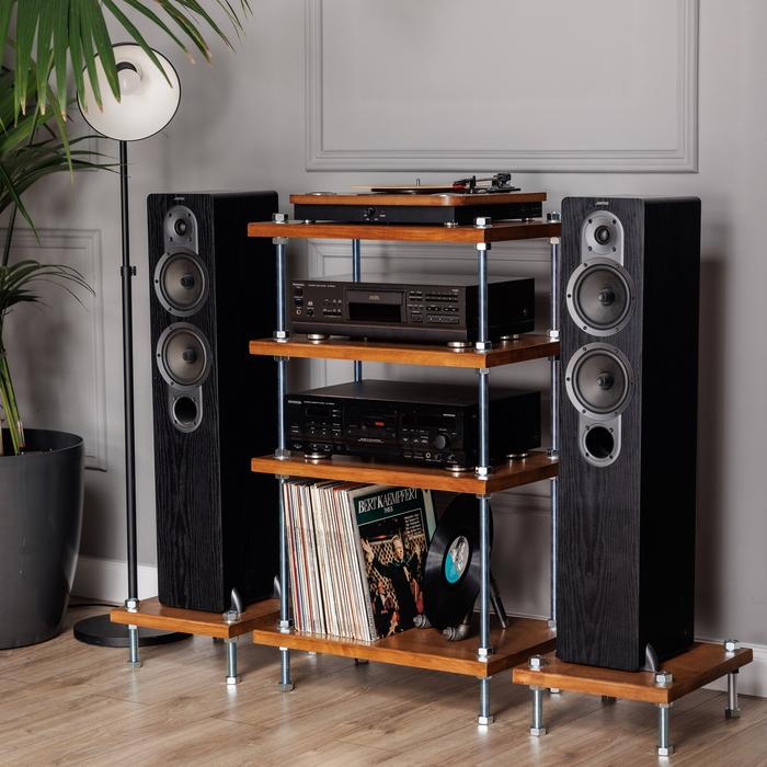 Jual Rak Piringan Hitam / Rak Amplifier/ Rak Turntable Kayu Solid 4 ...