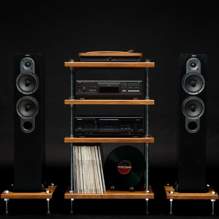 Jual Rak Piringan Hitam / Rak Amplifier/ Rak Turntable Kayu Solid 4 ...