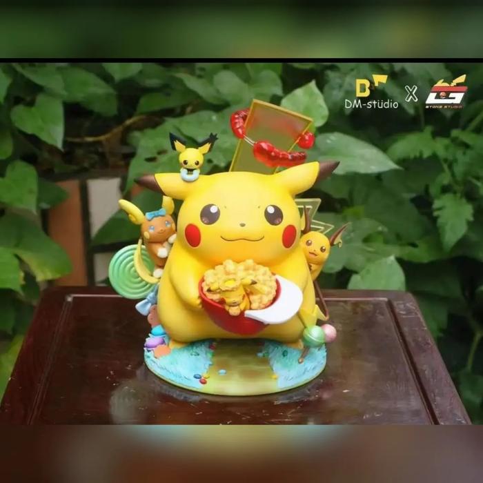 Jual PIKACHU FAMILY BY DM STUDIO (PREORDER) RESIN STATUE POKEMON - Big ...