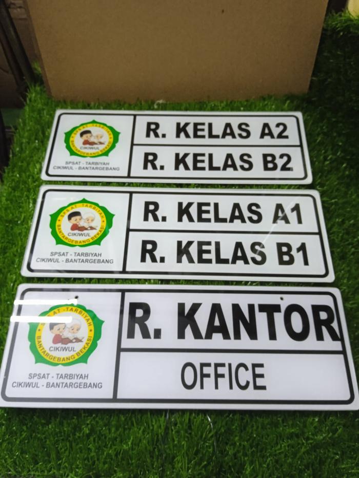 Jual papan nama ruangan akrilik custom sign board , rambu ruangan ...