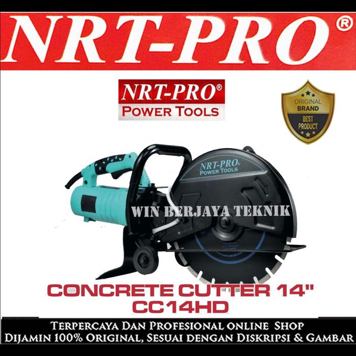 Jual NRT PRO CC14HD Concrete Cutter 14 Inch Mesin Potong Aspal Jalan ...