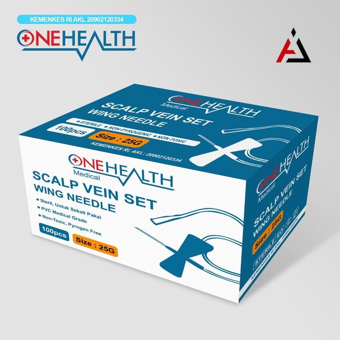 Jual Wing Needle 23G / 25G / 27G Onehealth Per Pcs - 25G - Jakarta ...