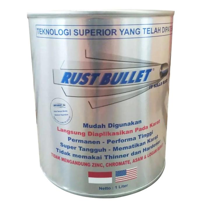 Jual Rust Bullet Penghilang Karat 1Ltr Cat Galvanis Dingin Cat Tahan ...