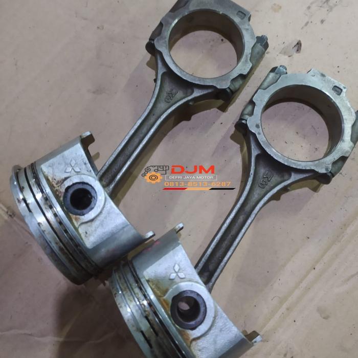 Jual stang piston seher mitsubishi galant hiu 6a13 standard original ...