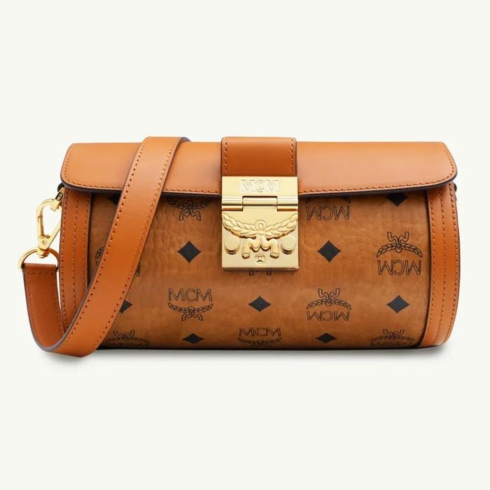 Jual MCM Small Tracy Circular Crossbody Bag in Cognac - Kota Bandung ...