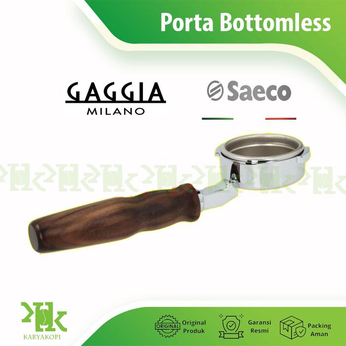 Jual BOTTOMLESS FILTER HOLDER,Porta filter GAGGIA dan SAECO wood all ...