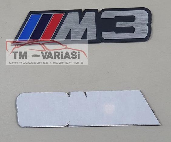 Jual Emblem Logo Besi Tebal Tulisan Im 3 Im3 Biru Merah Silver ...