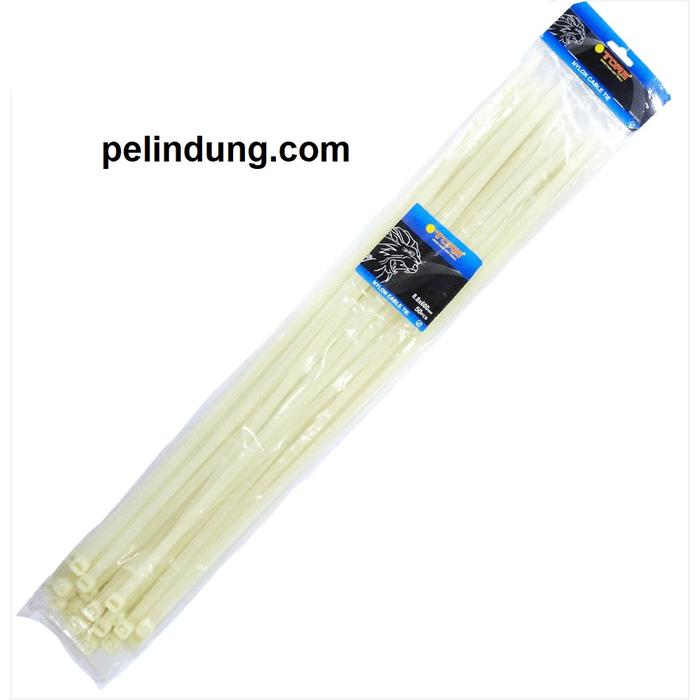Jual Kabel tis jumbo putih 8.8 x 600 mm cable ties nylon panjang 60 cm ...