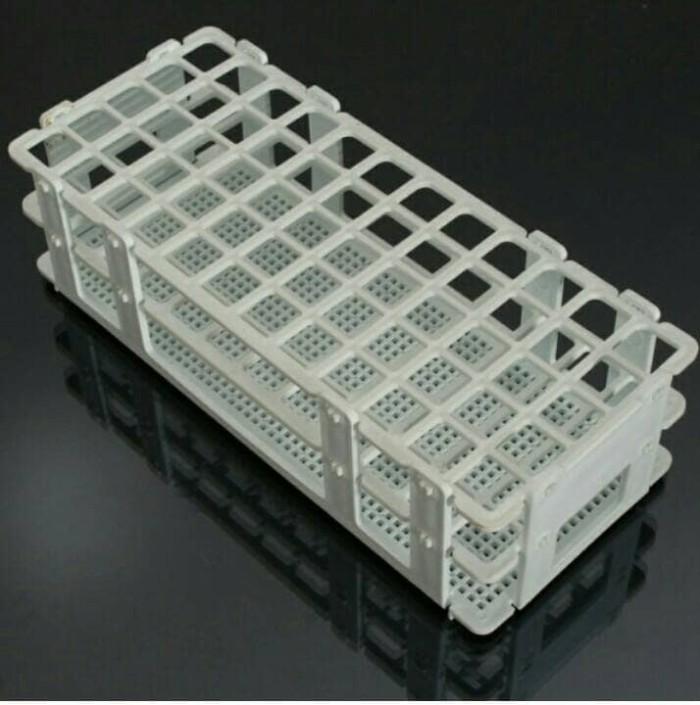Jual Test Tube Rack/ Rak Tabung Reaksi Plastik 24 lubang - Kota Malang ...