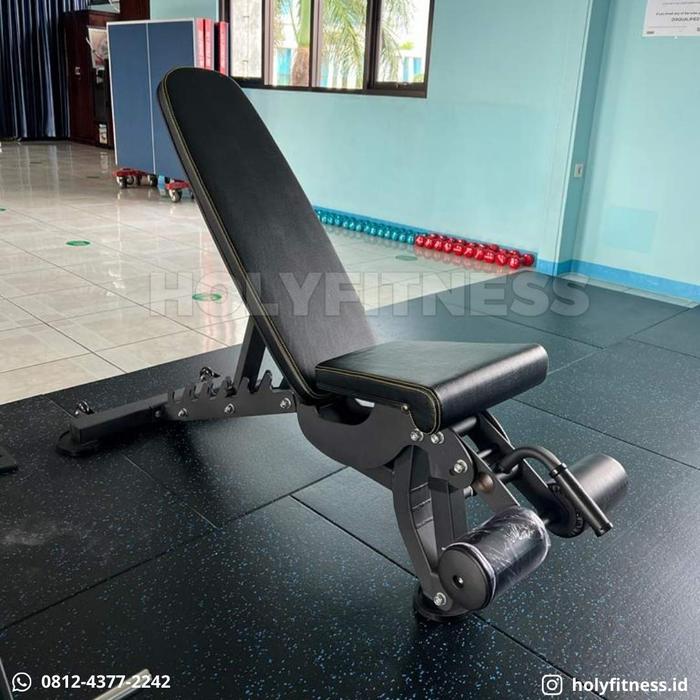 Jual Adjustable Bench Flat Incline Decline Multi Bench Press Kursi Gym ...