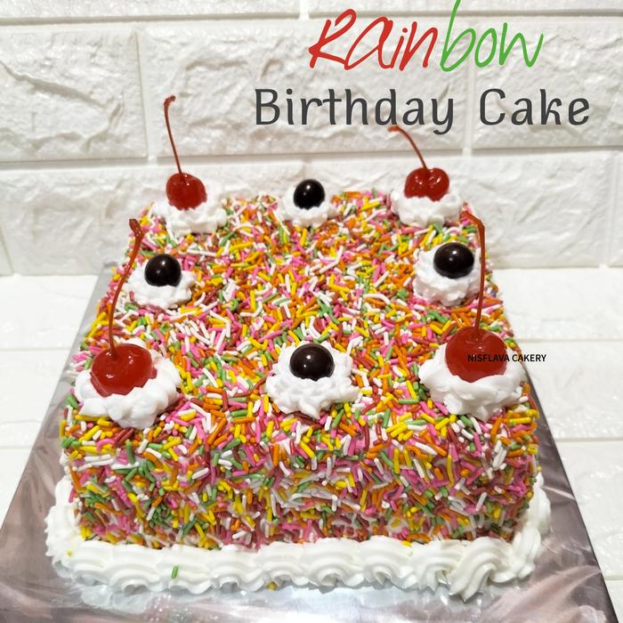 Jual Rainbow Birthday Cake Bali - 20 cm - Kota Denpasar ...