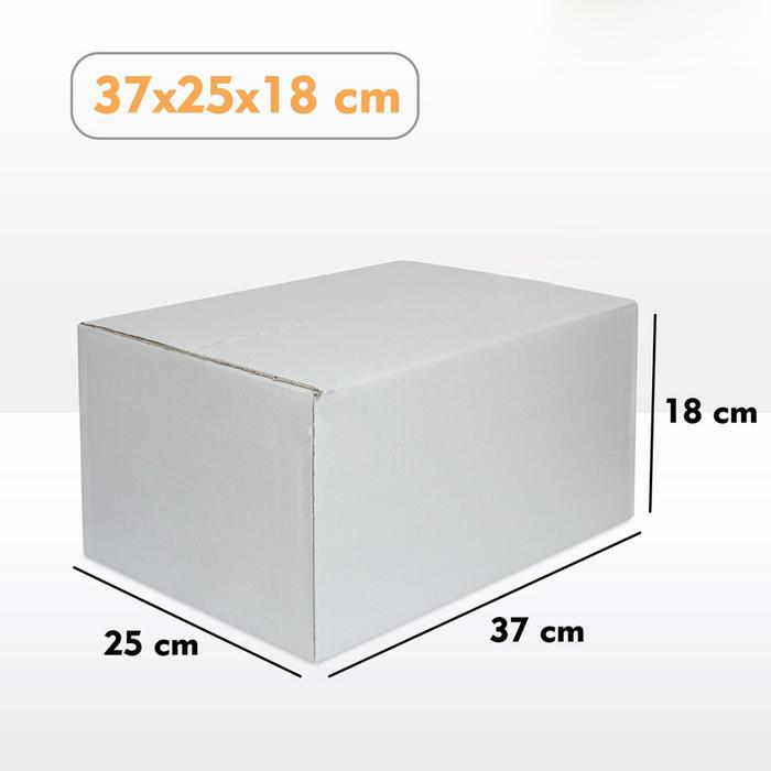 Jual Dus Packing Putih Besar 37x25x18 cm Box AMDK Kotak Karton ...