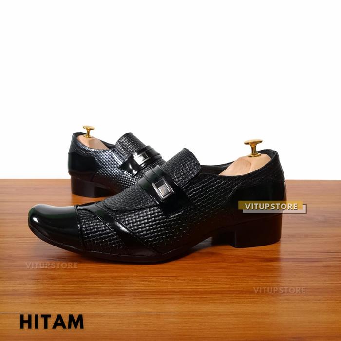 Jual sepatu pria pantofel formal lancip kulit asli mengkilap terbaru ...