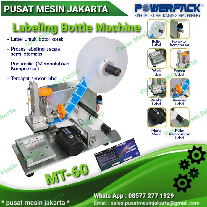 Jual MT-60 MESIN LABELING STIKER TEMPEL BOTOL KOTAK POWERPACK - Jakarta Barat - Pusat Mesin ...