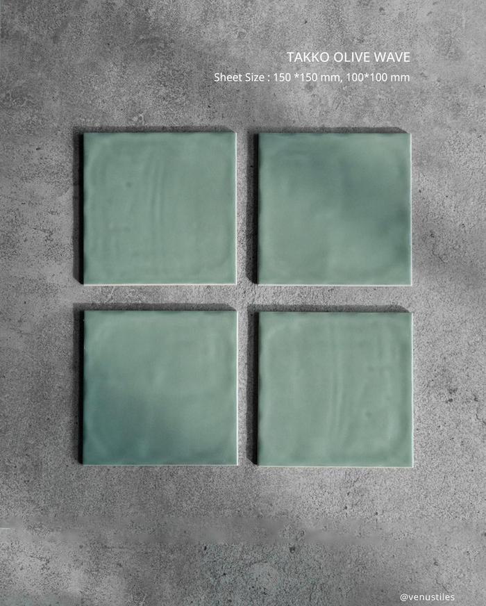 Jual Keramik Intrior Merk Venus TAKKO OLIVE WAVE 150X150 mm - Kota ...