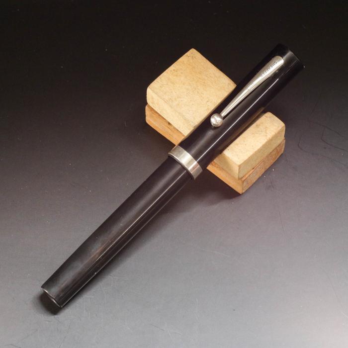 Jual (1970s) Sheaffer No-Nonsense Flat Top Black Fountain Pen ...