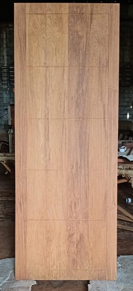 Jual PINTU KAYU SOLID MERBAU MINIMALIS 5PETAK PANEL TEBAL - Kota ...