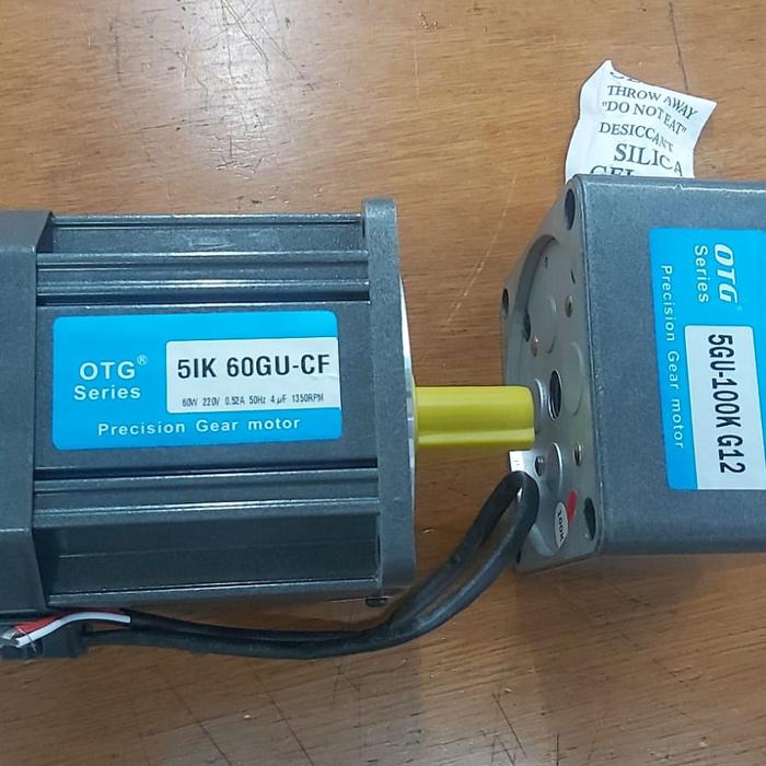 Jual OTG Small Induction Motor 5IK60GU-S3SF + 5GU-100KG12 3Phase ...