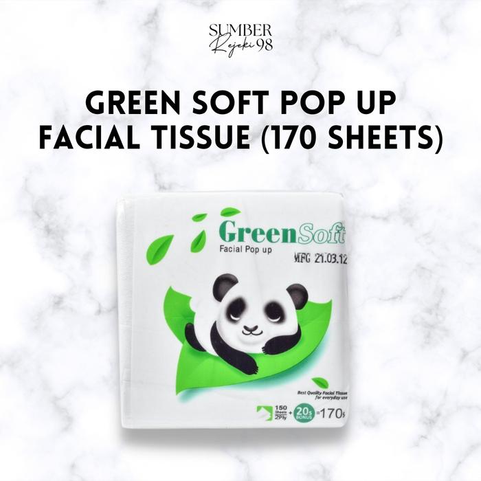 Jual Tissue Green Soft 170 Sheets 2Ply - Facial Tissue - Kota Malang ...