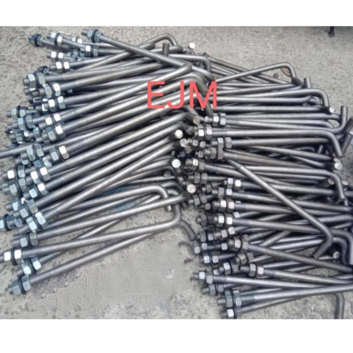 Jual angkur L besi beton hitam M 12 x 25cm - Jakarta Pusat ...