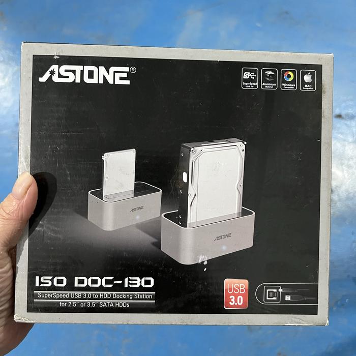 Jual ASTONE ISO DOC-130 Usb 3.0 to Hdd Docking Station For 2,5"/3,5 ...