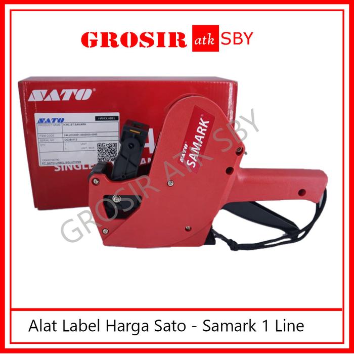 Jual Alat / Mesin Label Harga / Labeller Sato Samark 1 LINE - Kota ...