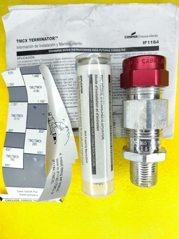 Jual Cable Gland TMCX 165 ( 1/2 NPT) Crouse Hinds USA - Kab. Cilacap - Multi Teknik Cilacap ...