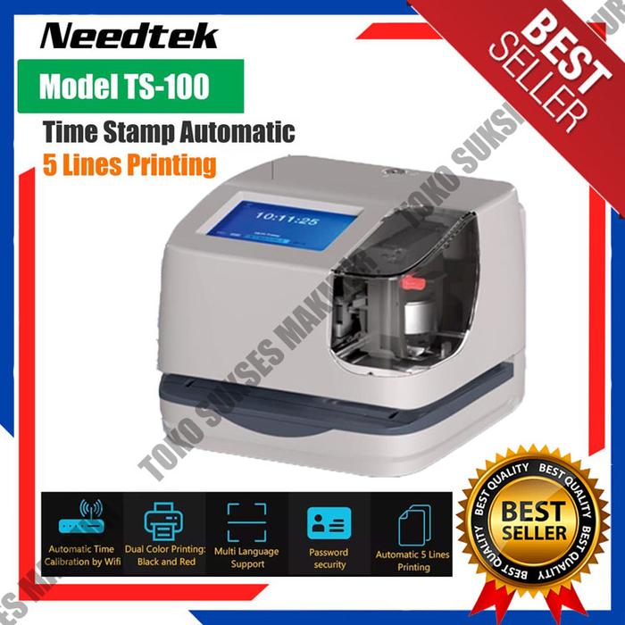 Jual TIMESTAMP NEEDTEK TS 100 - TIME STAMP SUPPORT 5 LINES PRINTING ...