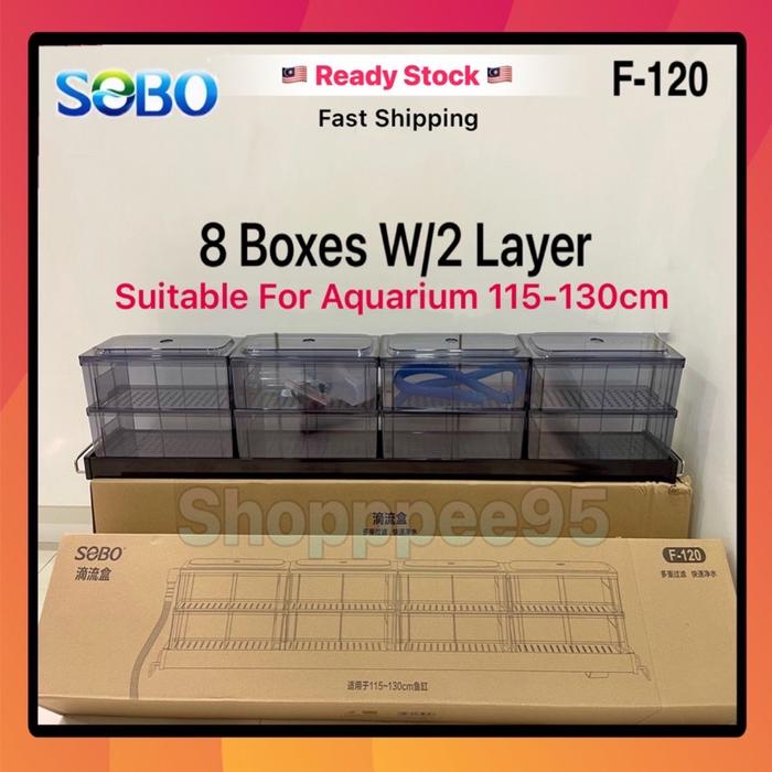 Jual external Filter Atas Aquarium SOBO F120 Drip Filter Trickle Box ...