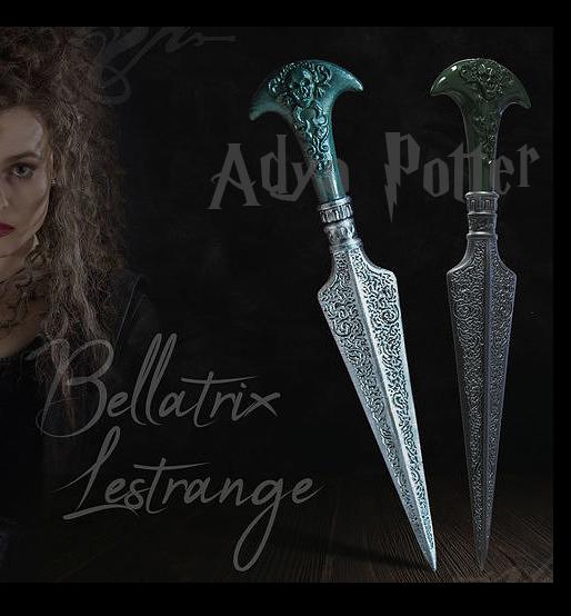 Jual Bellatrix Lestrange Dagger collector box harry potter deathly ...