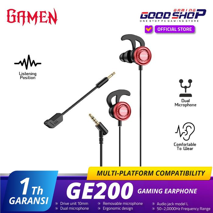 Jual Gamen GE200 - Headset Gaming - Jakarta Pusat - Goodgamingshop ...