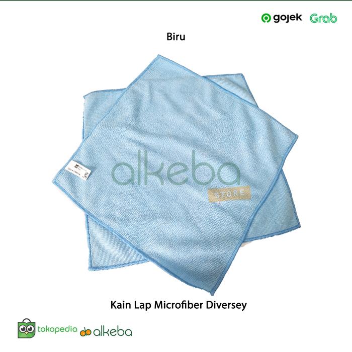 Jual Diversey Taski MyMicro Cloth Blue - Lap Microfiber 40 x 40 cm Biru ...