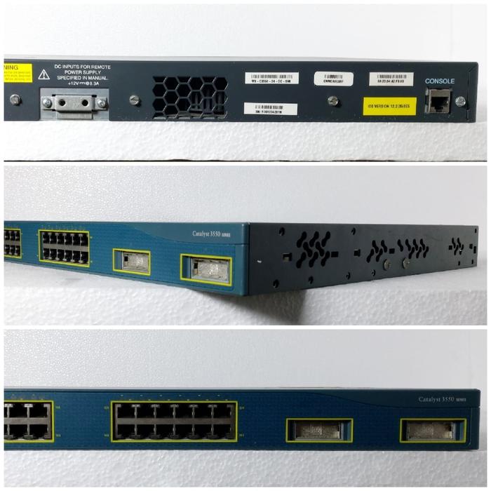 Jual Switch Cisco Catalyst 3550 Series WS-C3550-24-DC-SMI - Jakarta ...