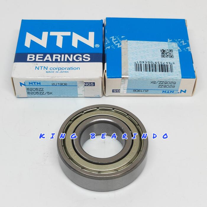 Jual BALL BEARING 6205 ZZ NTN 6205ZZ 25mm x 52mm x 15mm - Jakarta Pusat ...