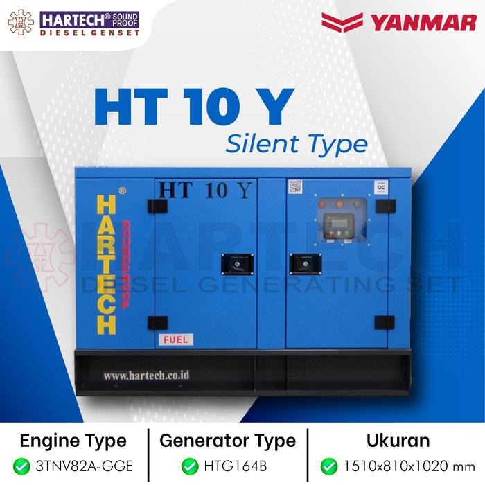 Jual GENSET HARTECH HT 10 Y SILENT TYPE GENO HTG / STAMFORD - Jakarta ...