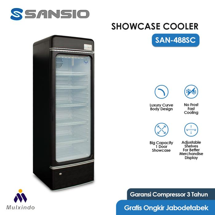 Jual SANSIO - Showcase Cooler 488 Liter / SAN-488SC - Jakarta Selatan - SANSIO Official Store ...